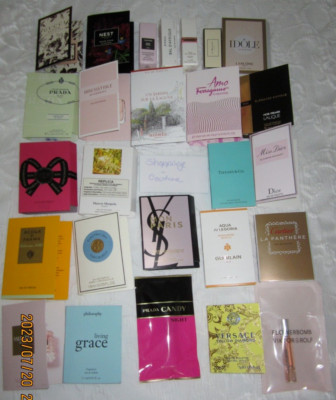Assorted Perfume w/ Fragrance Card Samples for Women - NEW - You Pick ...