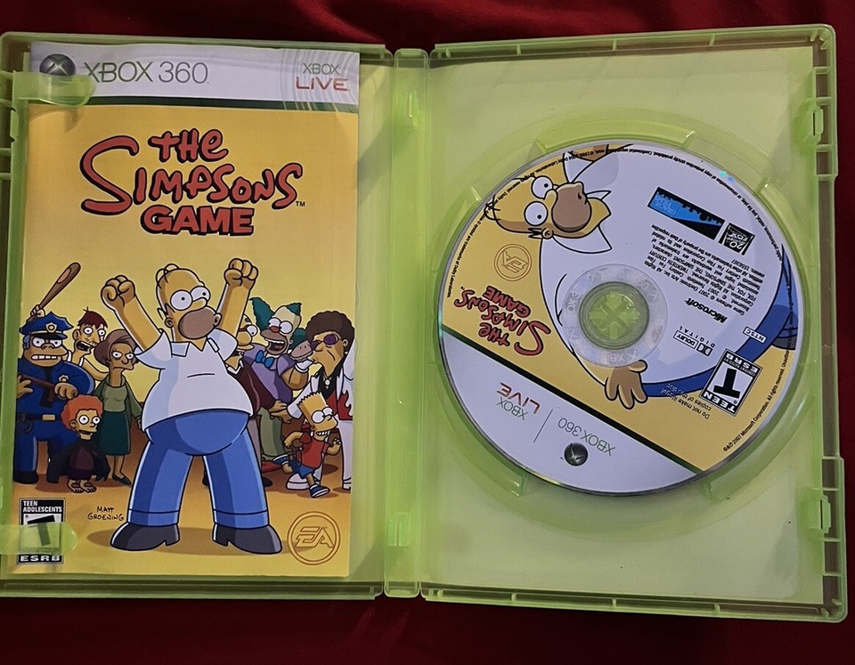 The Simpsons Game (Microsoft Xbox 360, 2007) 14633167733 | eBay
