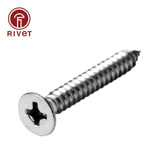 DIN ISO 7050 Cross Recessed Countersunk Head Self-tapping Screws ST2.2 ...