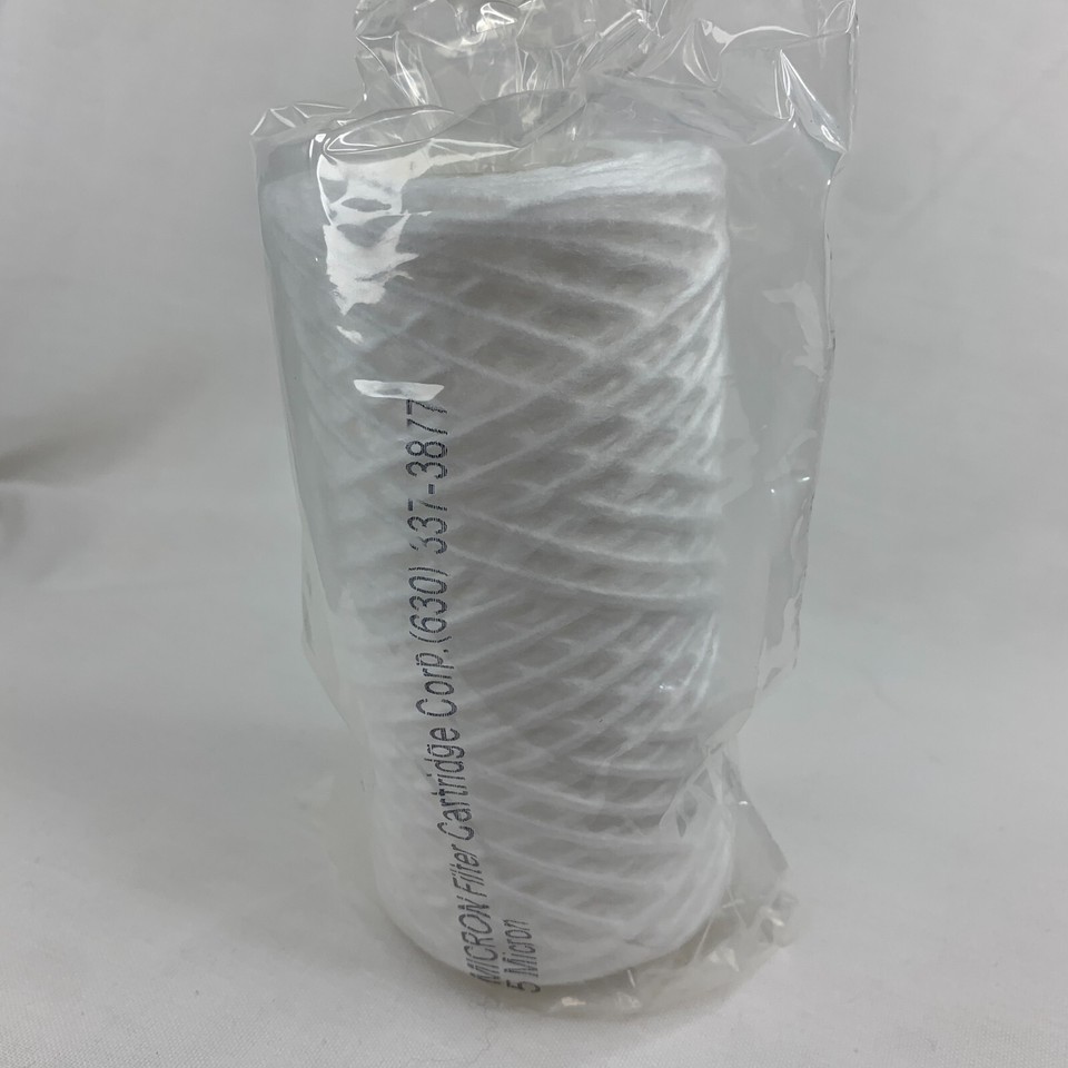 5 Micron 5"x2.5" Sediment Water Filter Cartridge FDA Polypropylene ...