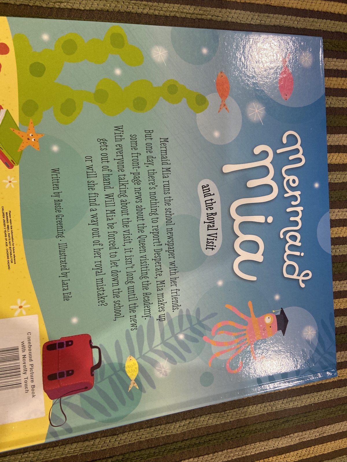 MERMAID MIA AND THE ROYAL VISIT by Rosie Greening Hardcover Book Bk114 ...