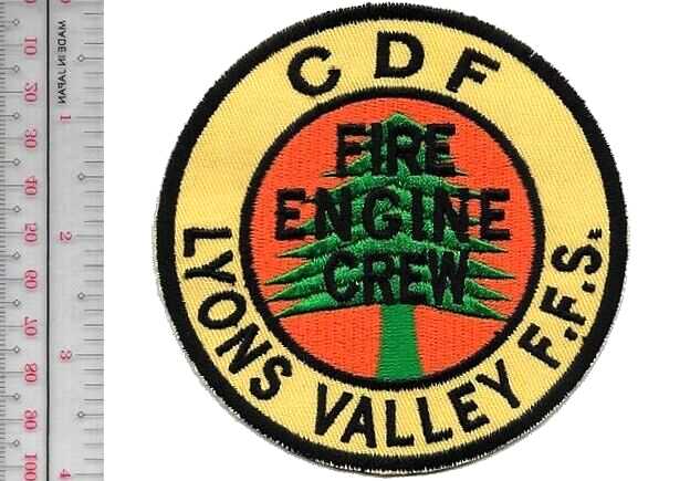 Hot Shot Wildland Fire Crew California CDF Lyons Valley Forest Fire ...