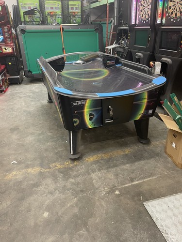 Meteor Storm Curved Weather Proof Air Hockey Table Only Played FOUR ...