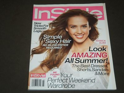 2007 JUNE IN STYLE MAGAZINE - JESSICA ALBA FRONT COVER - FASHION - J ...