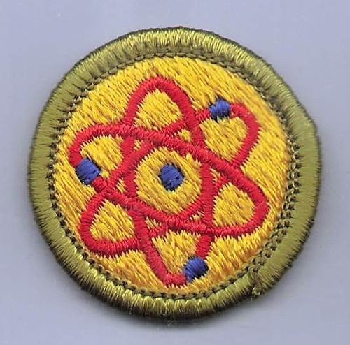Patch Merit Badge Atomic Energy c1995 Nuclear Discontinued Boy Scout BSA 1.5" | eBay