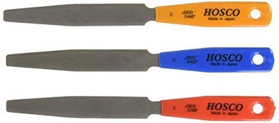 HOSCO Luthiers Tools Nut Groove File Set of 3 for Classical Guitar TL ...