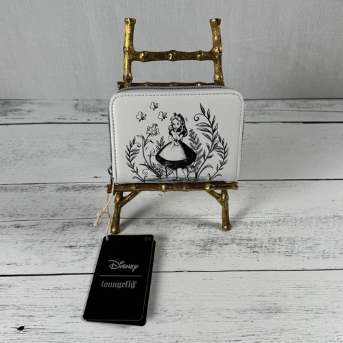 Loungefly Disney Alice in Wonderland Black and White Wallet Read ...