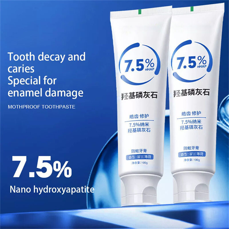 7.5% Hydroxyapatite Toothpaste Remove Yellow Tooth Stains For Sensitive ...