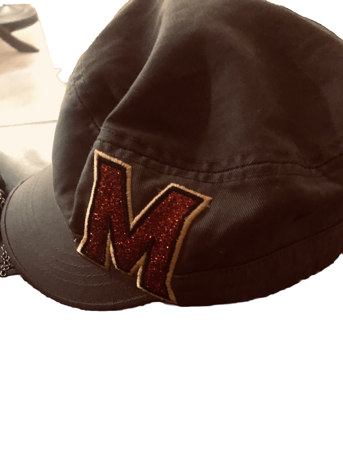 Univ Of Maryland Terps Terrapins Women's Military Cadet hat Top of the ...