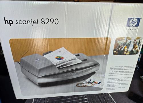 NEW IN OPEN BOX! HP SCANJET 8290 DIGITAL FLATBED SCANNER | eBay