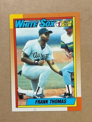 Frank Thomas ~ ROOKIE CARD ~ 1990 Topps #414 ~ Chicago White Sox ~ Free ...