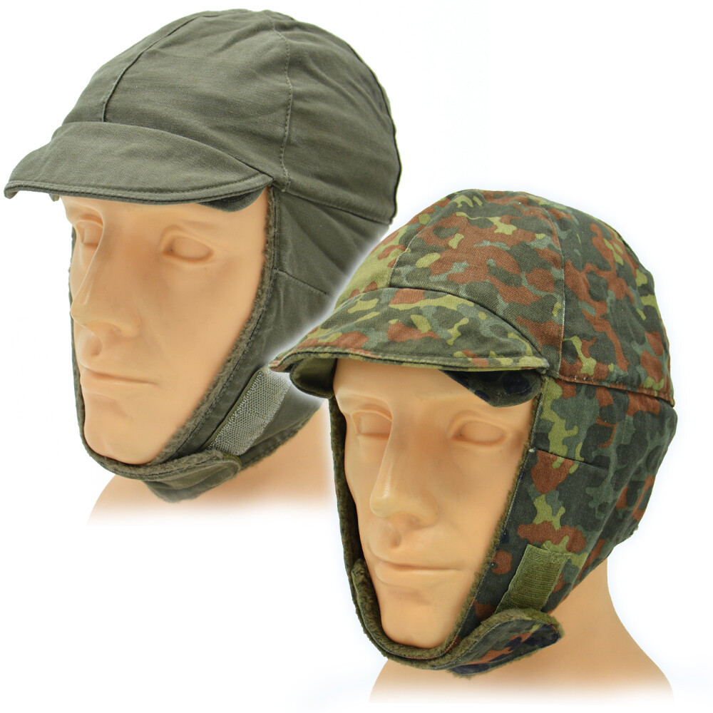 Bundeswehr BW German Army Cold Weather Winter Hat Cap Fur Wool ...