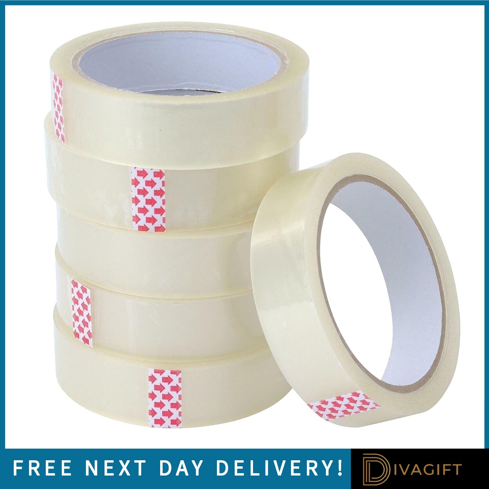 CLEAR BROWN PARCEL TAPE STRONG PACKING PACKAGING CARTON SEALING TAPE ...