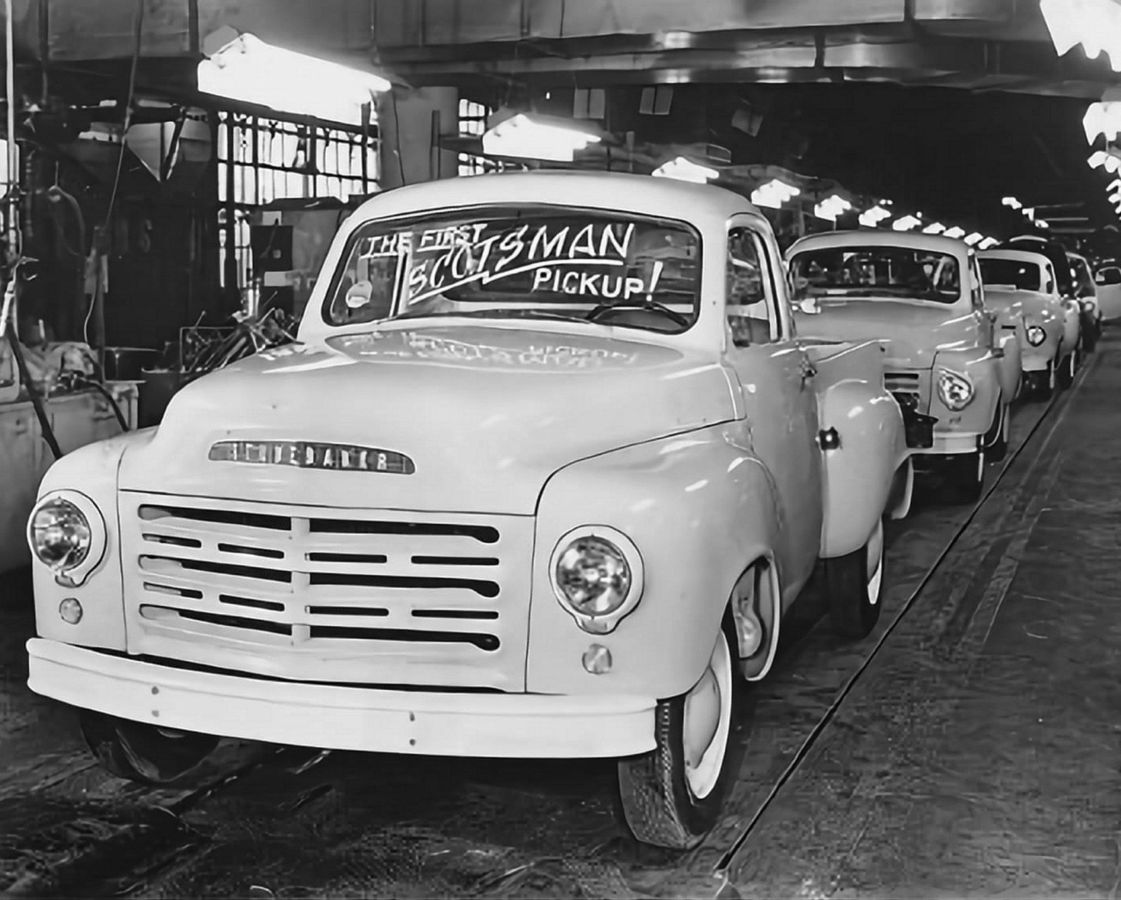1950 STUDEBAKER TRUCK ASSEMBLY LINE Photo (223-Y) | eBay