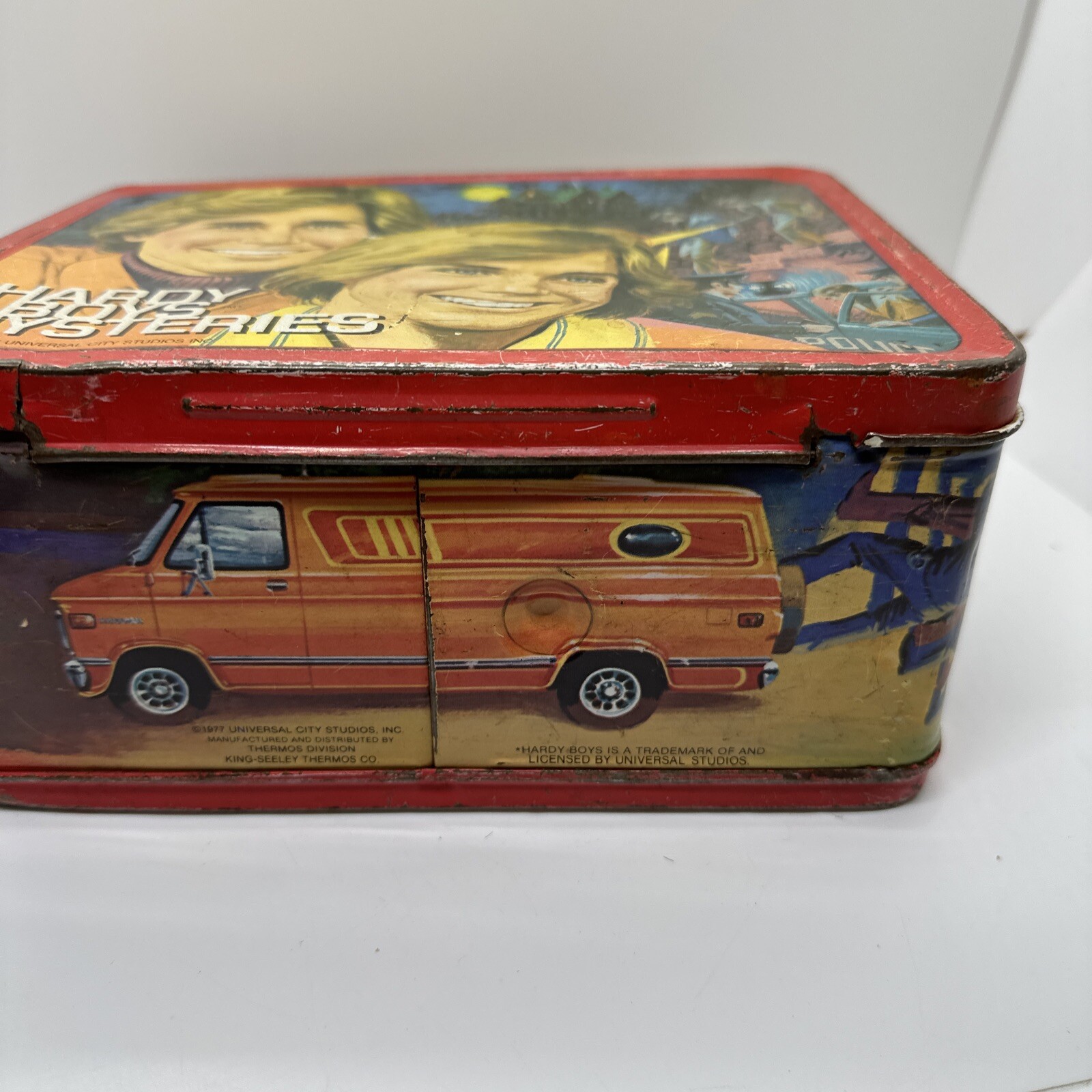 Hardy Boys Mysteries Metal Lunch Box No Thermos 1977 Universal Studios ...