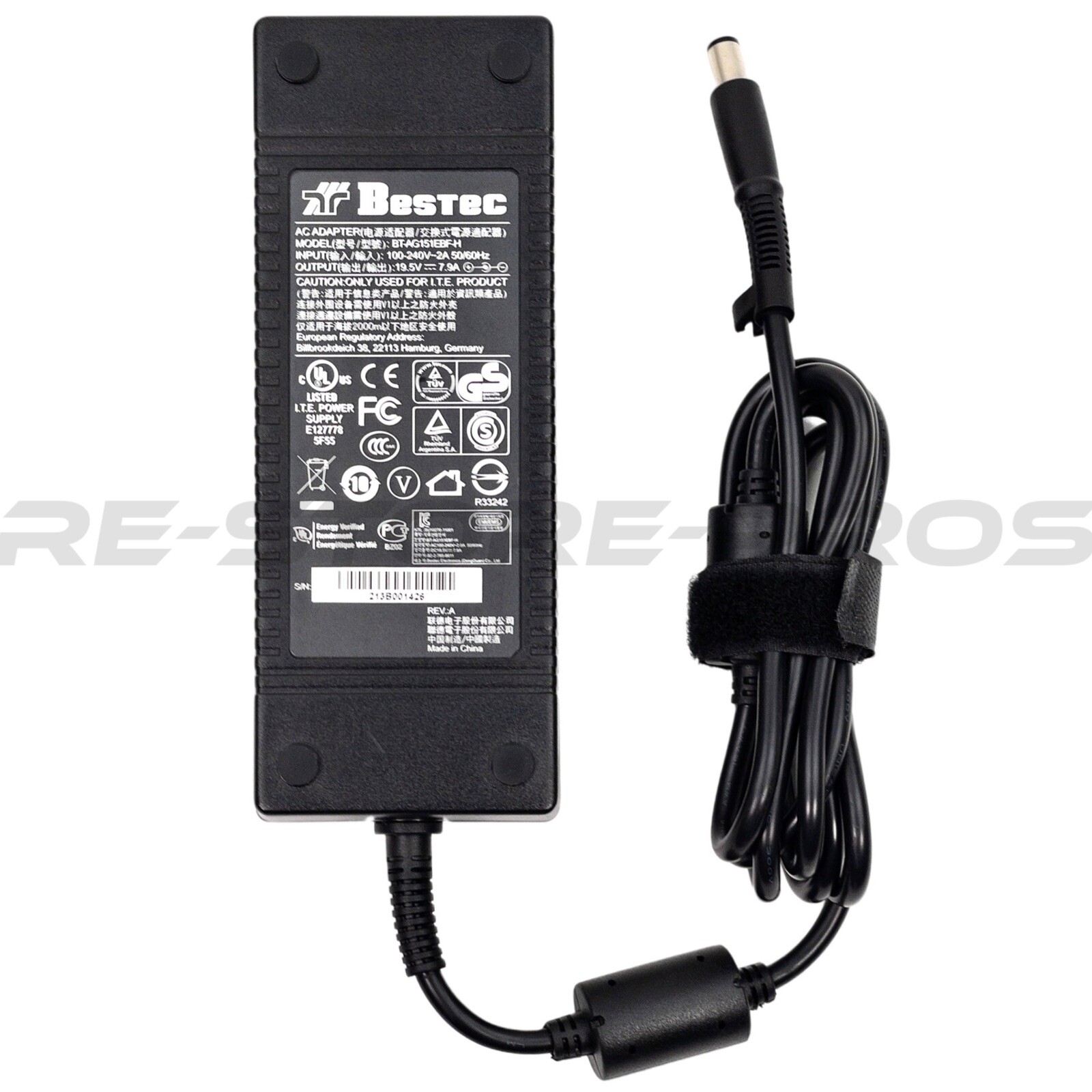 Bestec BT-AG151EBF-H AC Laptop Power Adapter 100-240V 2A 50/60Hz 19.5V ...