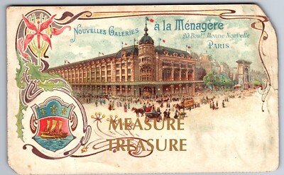 C.1900 PARIS, FRANCE NOUVELLES GALERIES A LA MENAGERE ILLUSTRATED ...