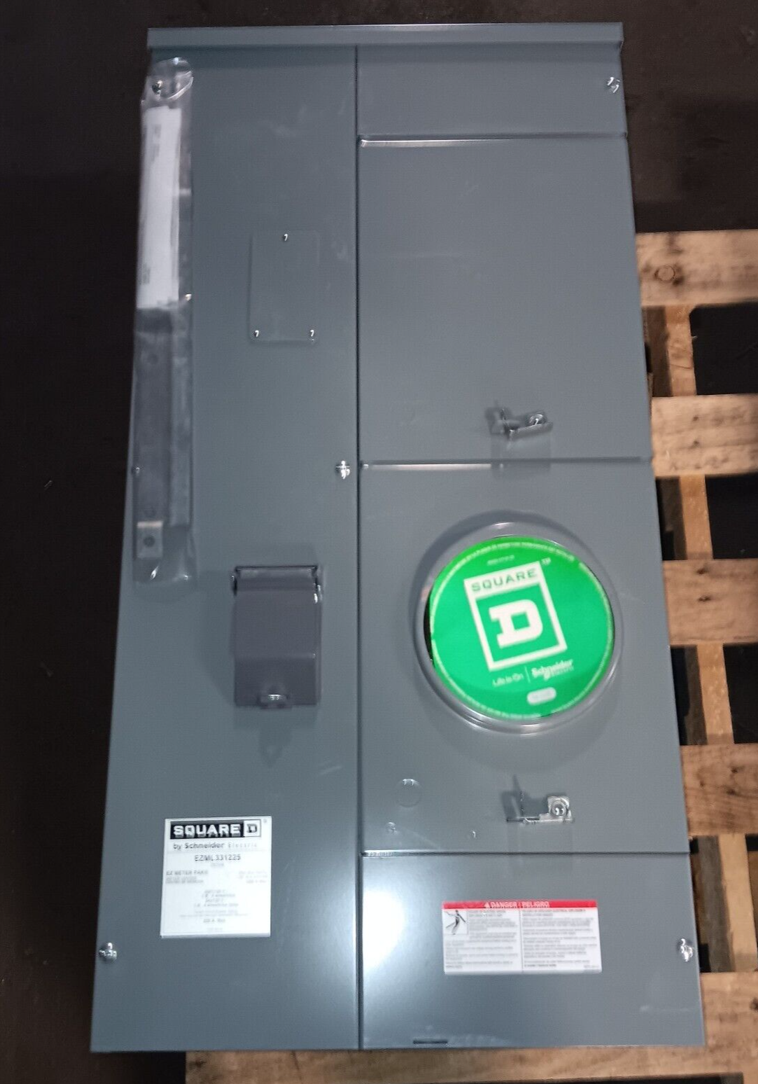NEW SQUARE D EZML331225 1200 / 225 AMP METER SOCKET RINGLESS 7-JAW 3Ø ...