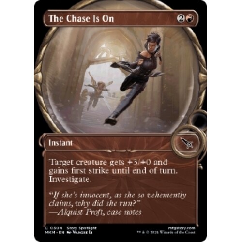 THE CHASE IS ON (SHOWCASE) X4 Murders At Karlov Manor MKM Magic MTG ...