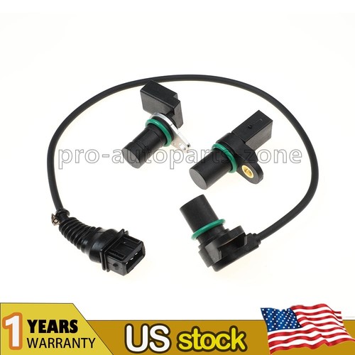 Intake & Exhaust Cam Camshaft & Crankshaft Position Sensor Set With O-R ...