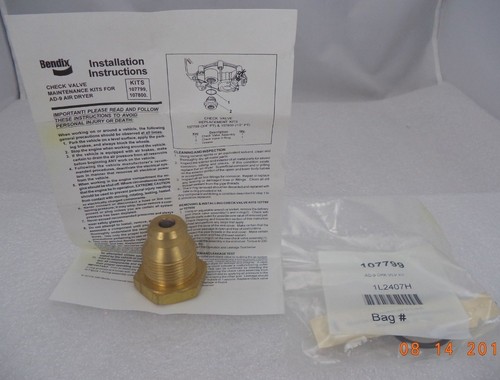 Bendix AD-9 Valve Kit for Air Dryers, p/n 107799 | eBay