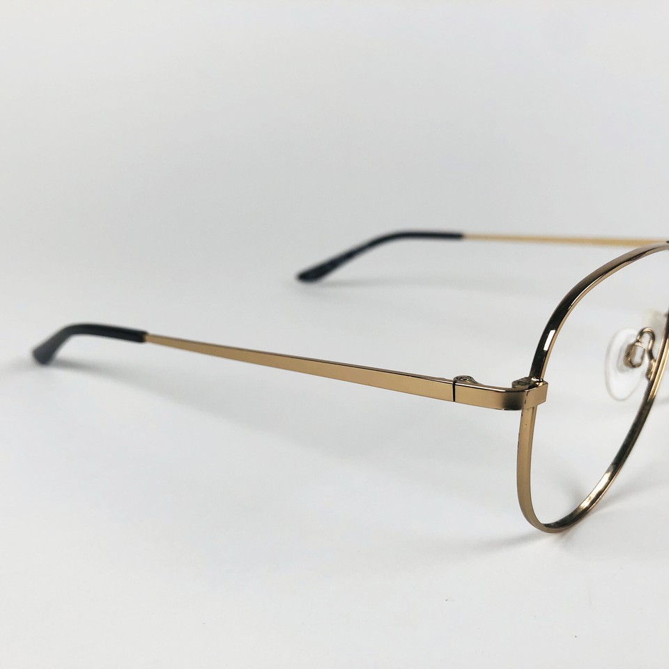 SPECSAVERS eyeglasses GOLD OVAL PILOT glasses frame MOD: RAYNOR ...