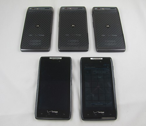 5 Motorola XT912 Droid RAZR Verizon Phone Lot GOOD | eBay