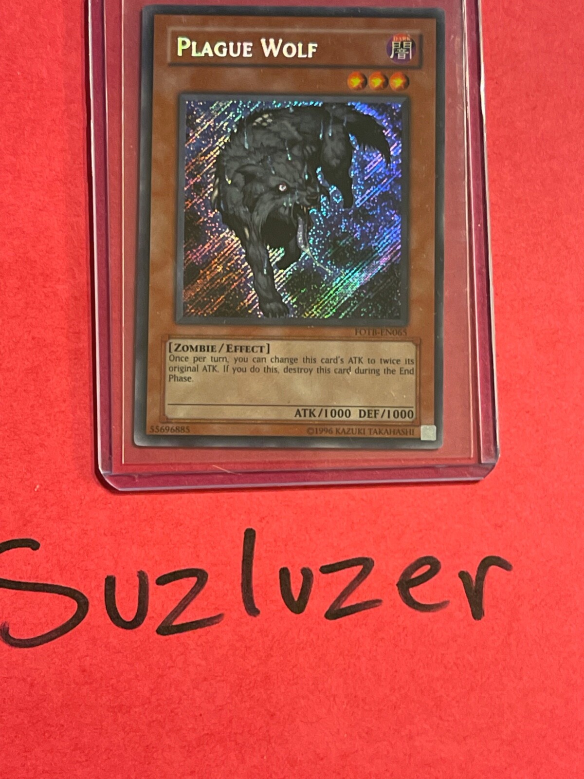 Plague Wolf FOTB EN065 M Mint Secret Rare Yugioh | eBay