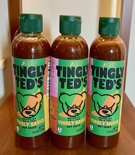 3 Count Tingly Ted's Tingly Hot Ones Sauce Jalapeno Ed Sheeran Ted ...