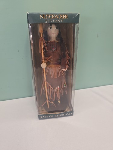Nutcracker Village Native American Indian Girl Squaw 14" Figure Doll ...