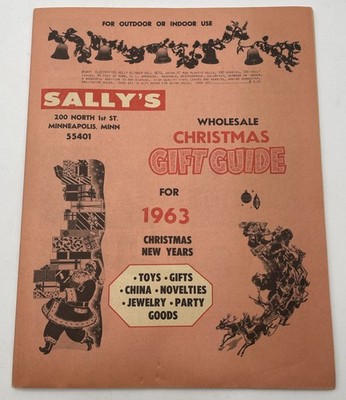 Sally’s 1963 Wholesale Christmas Catalog Gag Gifts Toys Novelties ...