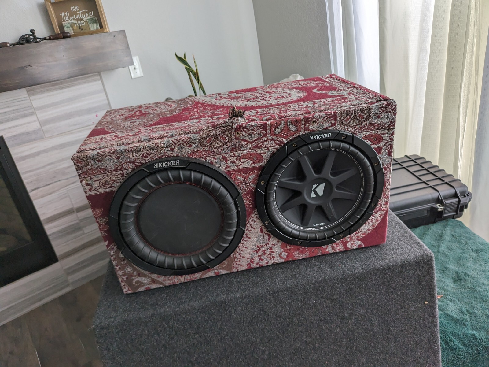 CUSTOM TUNED BOX KICKER COMP 10'' W PASSIVE SUB GET IT NOW!! HOT HOT ...