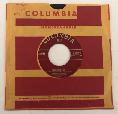 '53 Bluegrass 45 COLWELL BROTHERS Mountain Valley Blues COLUMBIA hear ...