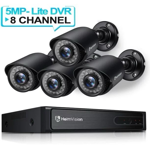 HeimVision HM245 8CH 1080P Security Camera System with Night Vision ...