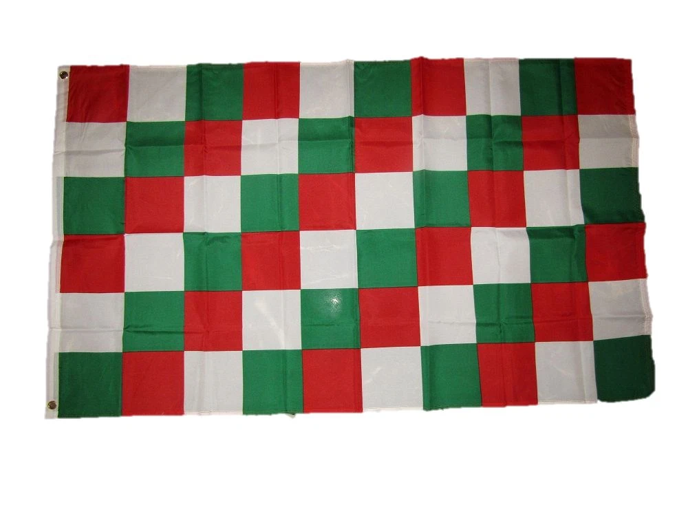 Red Checkered Banner