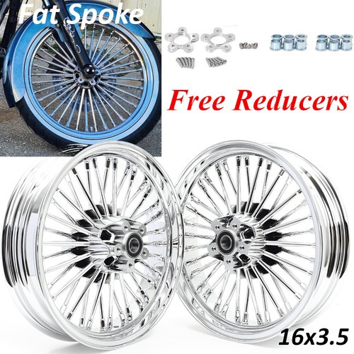 16x3.5 Fat Spoke Wheels Rims for Harley Touring Road King Classic FLHRC ...