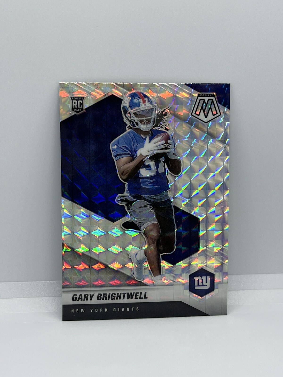 2021 Mosaic Football Gary Brightwell SILVER Prizm Rookie #377 Panini ...