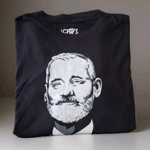 Chive Tees Bill Murray Life Aquatic Steve Zissou Bolt Black T-Shirt Men ...