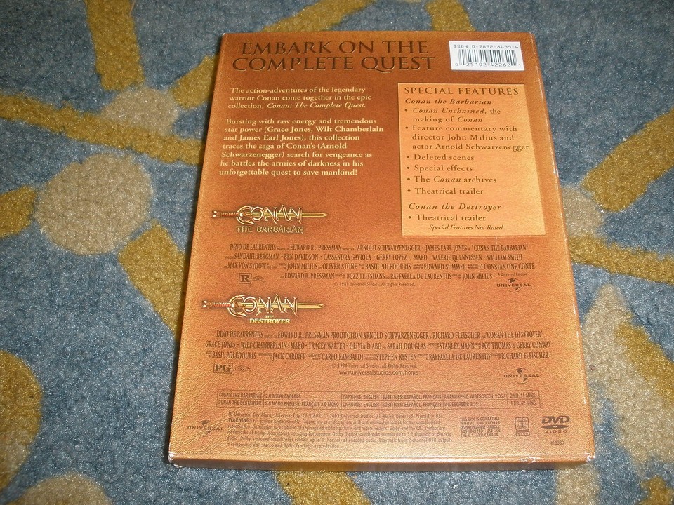 Conan: The Complete Quest (DVD, 2004, 2-Disc Set) 25192422621 | eBay UK