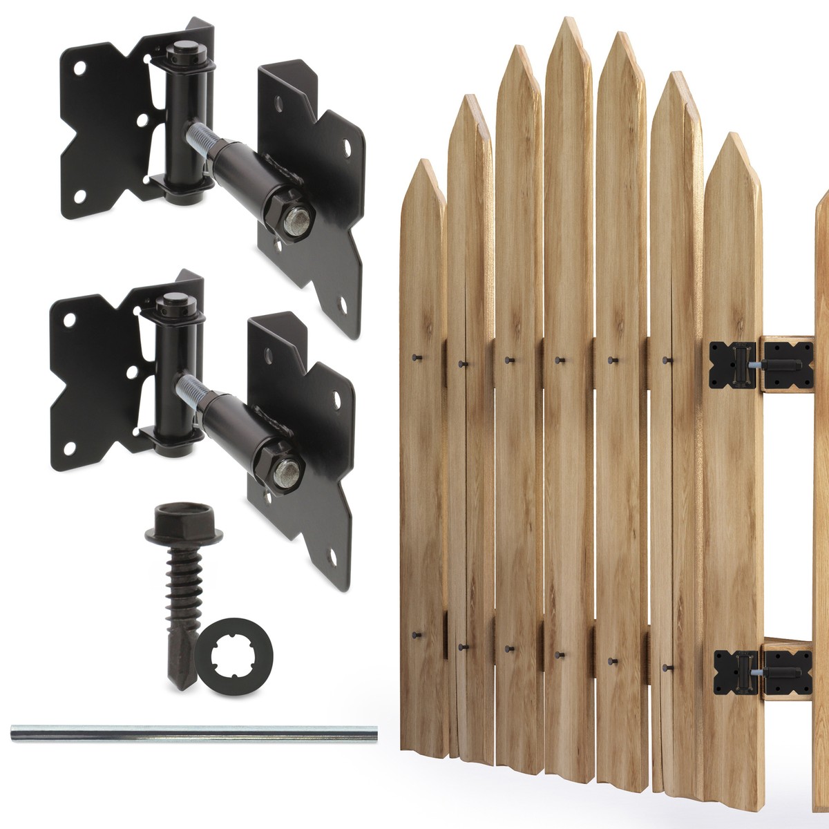 Swinging Gate Hardware Swing Gate Conversion | Garden Gate Kit Light