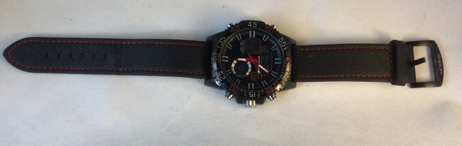 SAMOA Dual Time mens Diver Watch Rotating Basel 771 - New Batteries | eBay