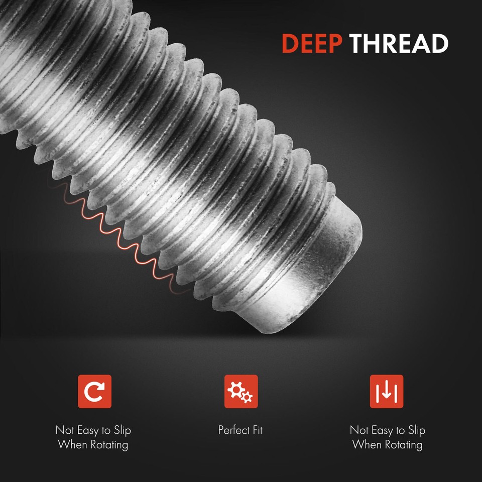 4x M14x1.5mm Wheel Lock Stud Bolt &1x Key for Audi A3 A4 A6 TT Porsche ...