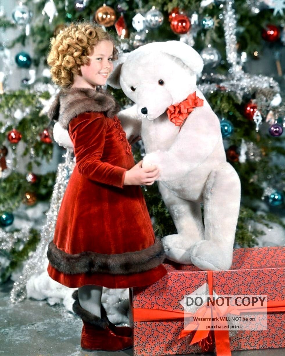 ACTRESS SHIRLEY TEMPLE - 8X10 CHRISTMAS PUBLICITY PHOTO (DD314) | eBay