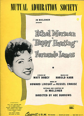 Happy Hunting - Lyrics By Matt Dubry Music By Harold Karr Sheet Music ...