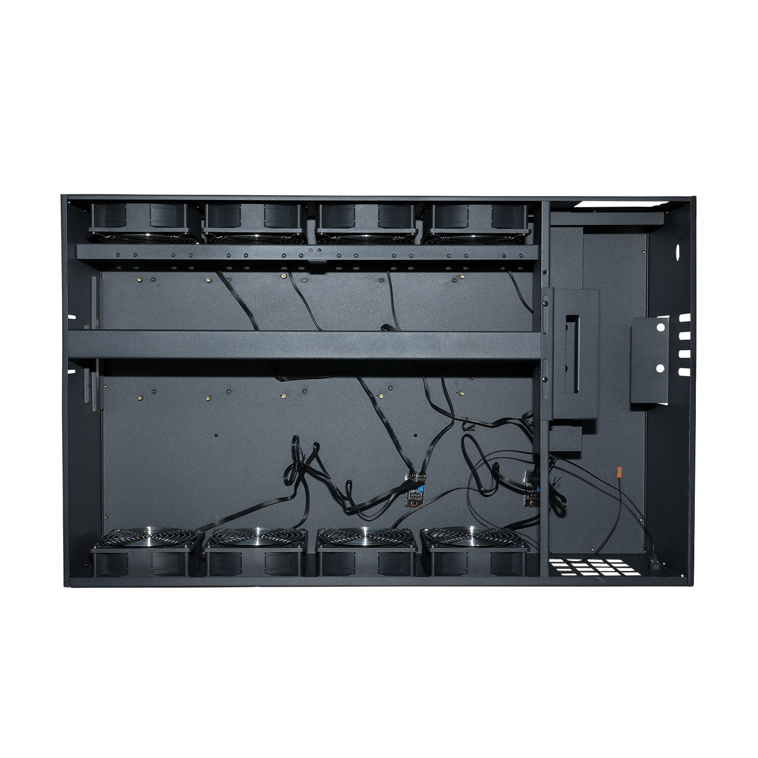 Mining rig Frames with 4/8 High Airflow Fans, Max 8 GPUs Mining Rig ...