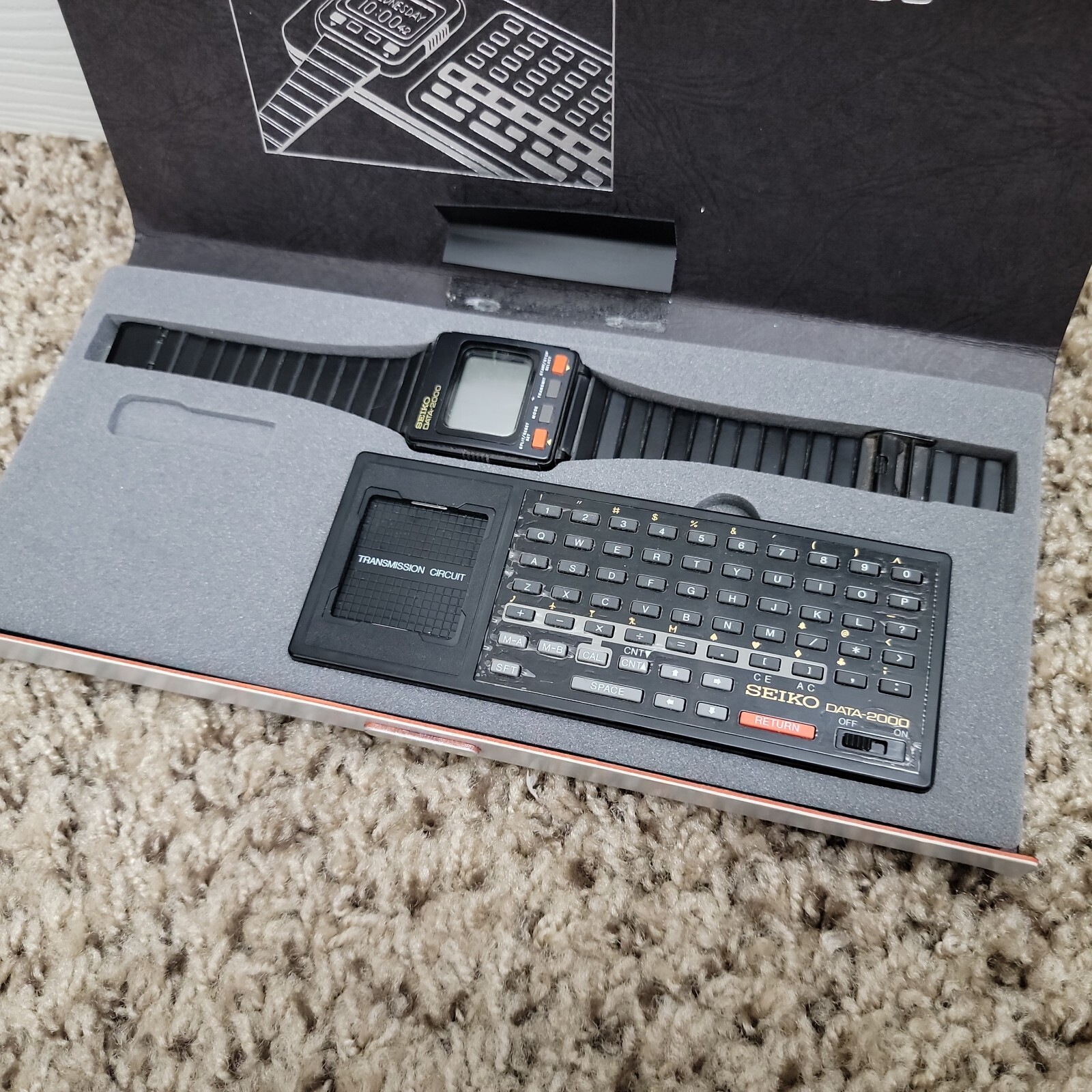 Untested Combo Seiko Computer Watch and Console Data-2000 and UC-2200 ...