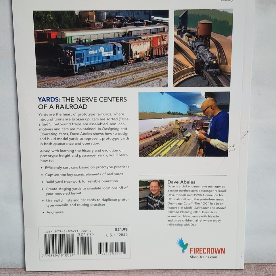 Designing & Operating Yard Abeles Firecrown Publishing Model Railroad Book 12842 | eBay