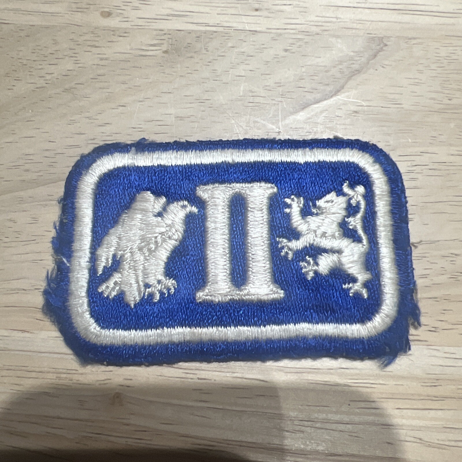 Authentic WWII US Army 2nd Corps Shoulder Sleeve Insignia SSI Patch