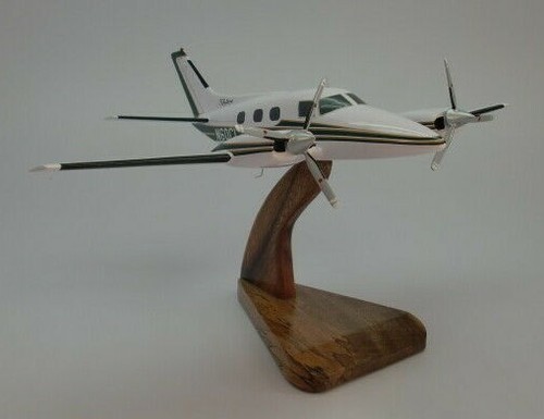Beech B-60 Duke Beechcraft B60 Airplane Desk Wood Model Big New | eBay