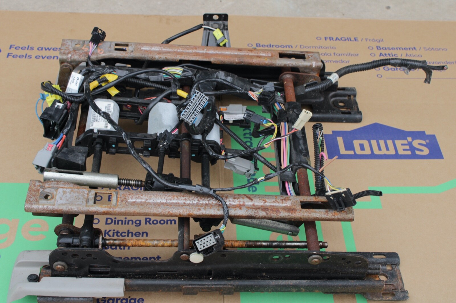 2005 - 2011 Cadillac STS driver powered SEAT ADJUSTER track memory seat ...